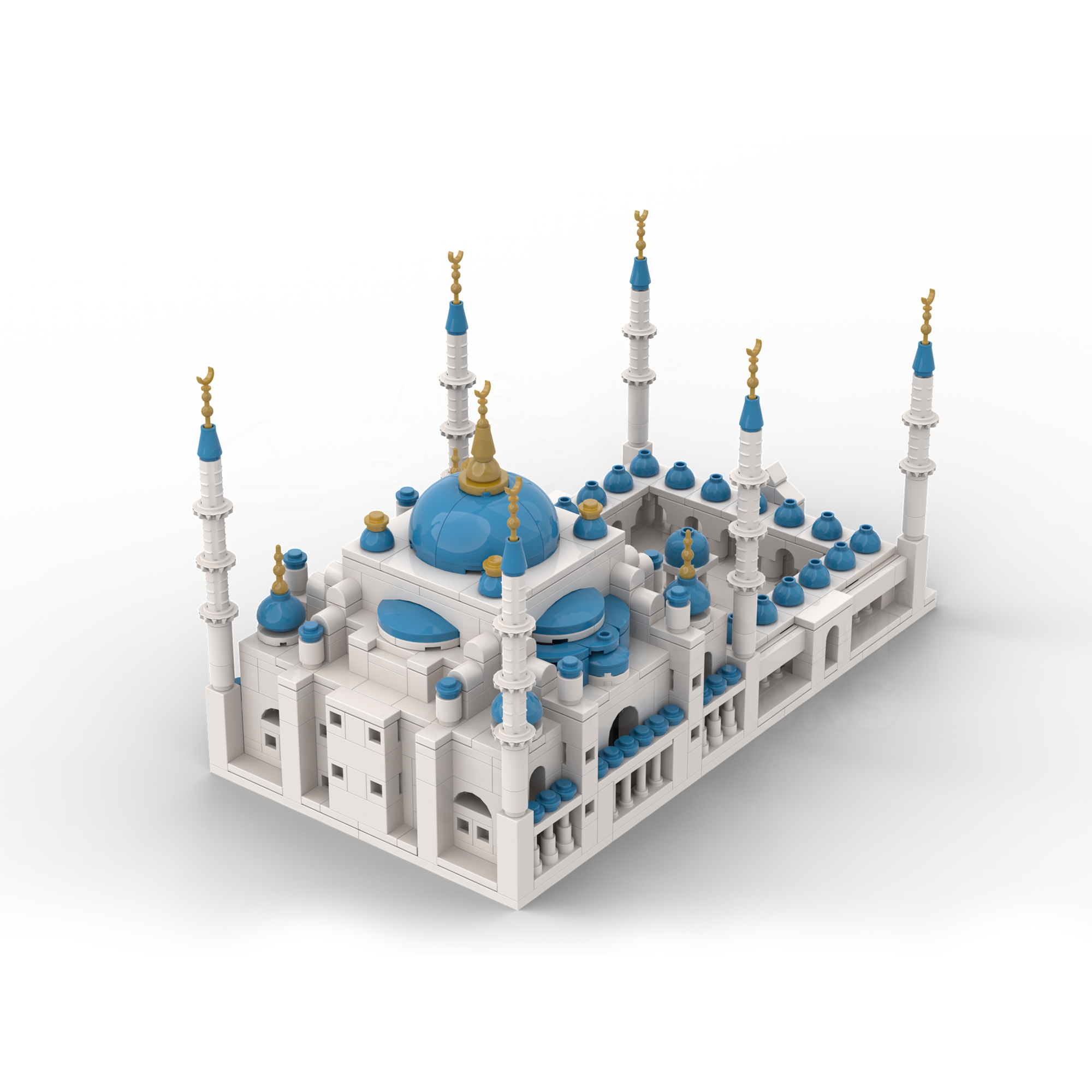 Blue Mosque SutlanAhmed - Muslim Blocks – The Ahsan Store