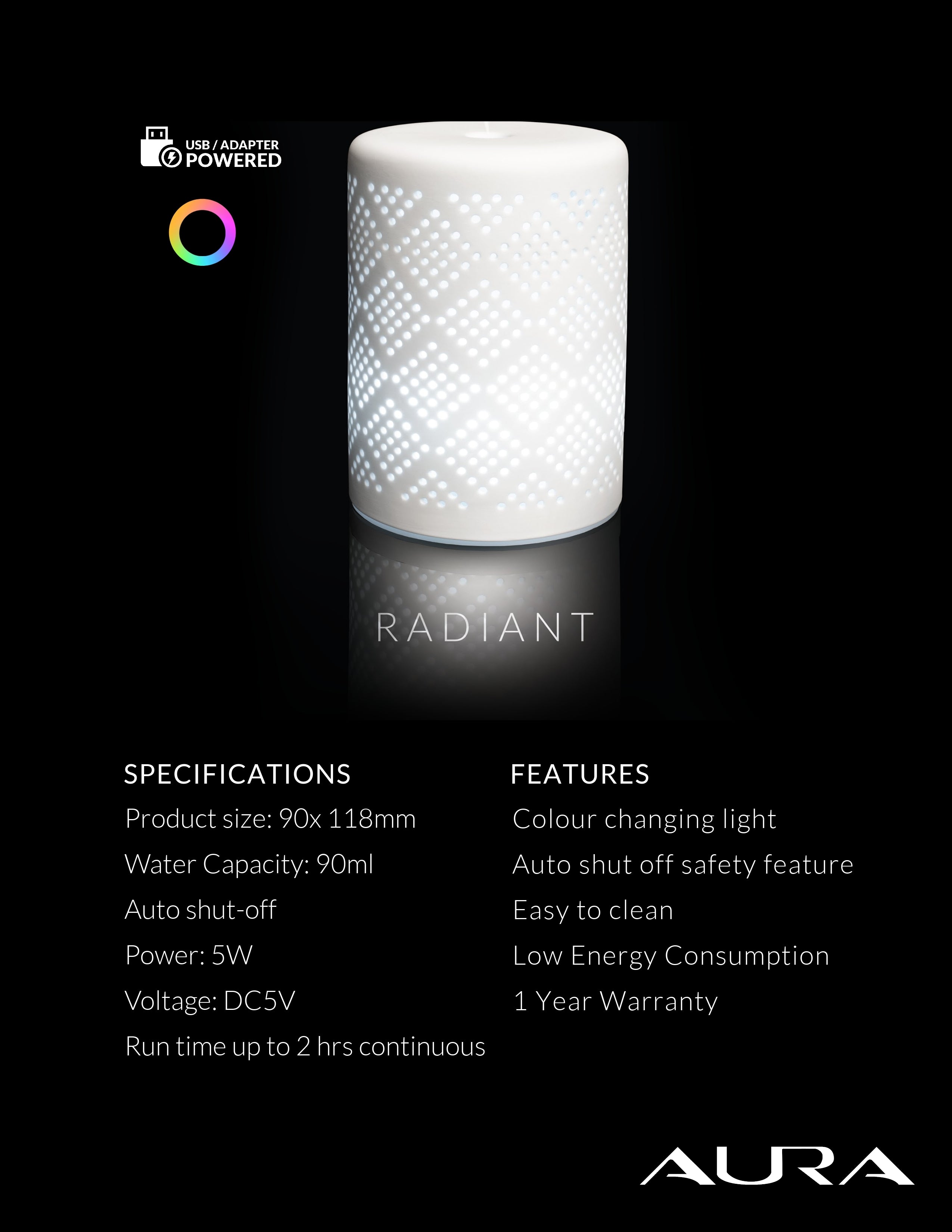 Aura Diffuser - Radiant – The Ahsan Store